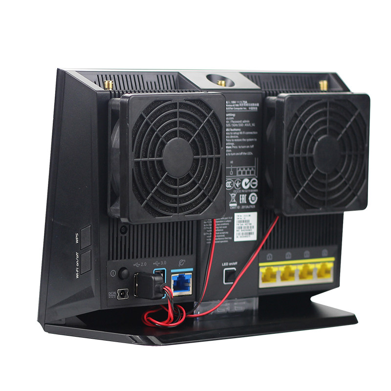 Asus RT-AC68U AC86U AC1900P Radiator Router Cooling Fan USB Mute Fan