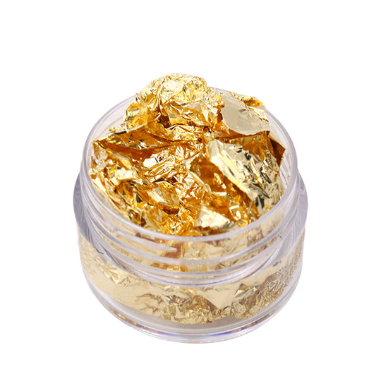 Internet Celebrity Color Nail Art Gold Foil Patch Japanese DIY Shell ...