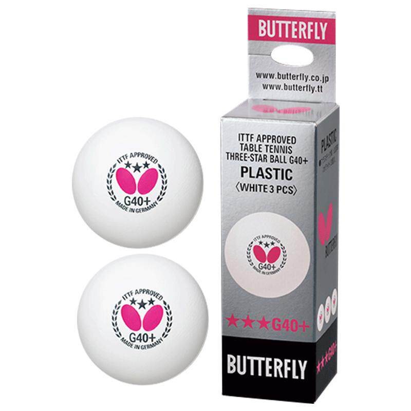 Butterfly 3-Star Table Tennis Balls - Pack of 3