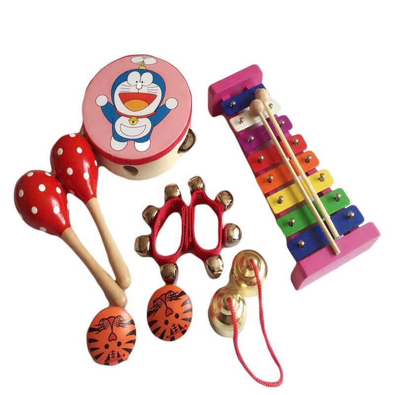 Music Baby 19-teiliges Holz-Percussion-Instrumenten-Set - Orff ...