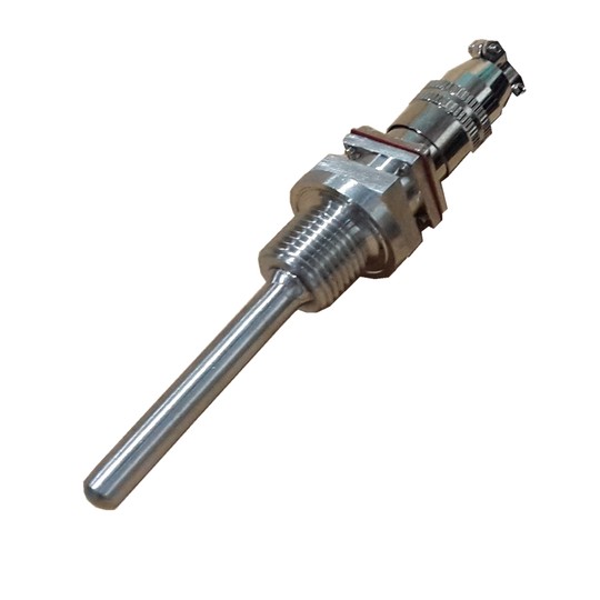 Aviation Plug Type Platinum Thermal Resistance PT100 Temperature Sensor ...