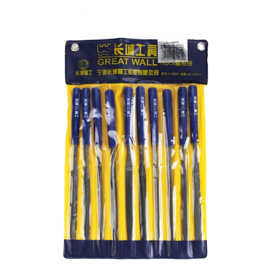 Great Wall 10-Piece Assorted Files Set Shaping Files Mini Small File Set