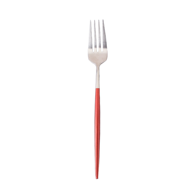 Li Yan 304 Stainless Steel Long Handle Main Fork - Nordic Style