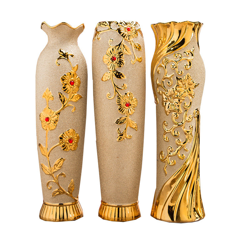 60cm European Style Ceramic Floor-Standing Vase