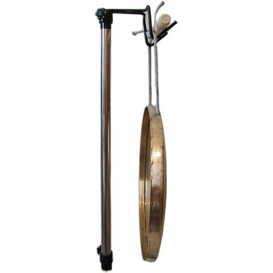 Adjustable Stainless Steel Gong Stand - Foldable and Height-Adjustable