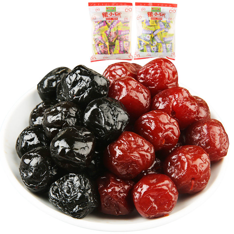 Nongfushan blueberry cherry plum fruit 500g manisan kering camilan asam ...