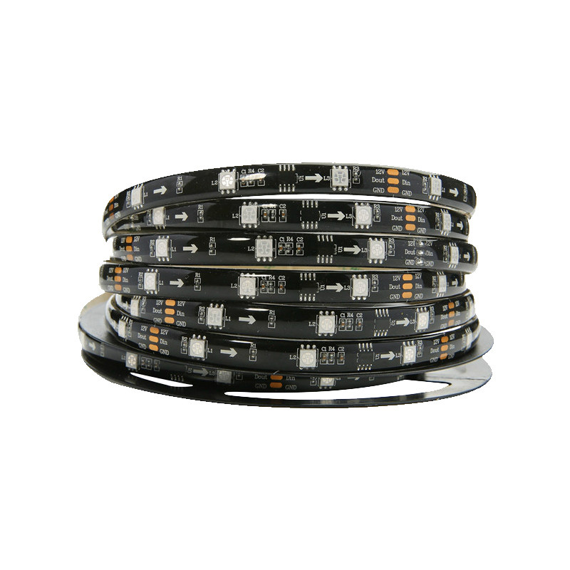 Xgbtel 12V WS2811 Programlanabilir LED Şerit - Tam Renk, 5050 RGB