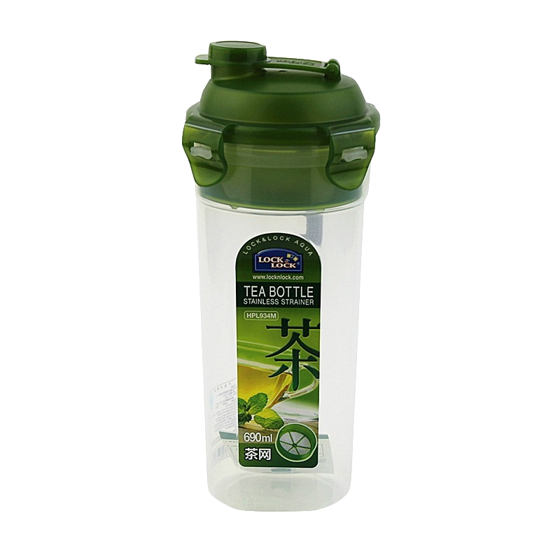 Lock&Lock 700ml Portable Water Cup with Strainer & Cord - Chinese Style
