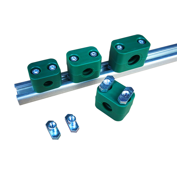 Line pipe fixing card light clip guide rail air | Yueli Pipe Clamp ...