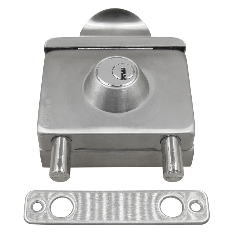 Stainless Steel Glass Door Lock Bolt Column Square Non-Opening Central ...