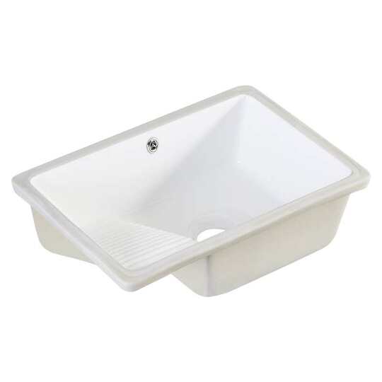 Balcony Ceramic Laundry Basin with Washboard Under-Counter Basin ...