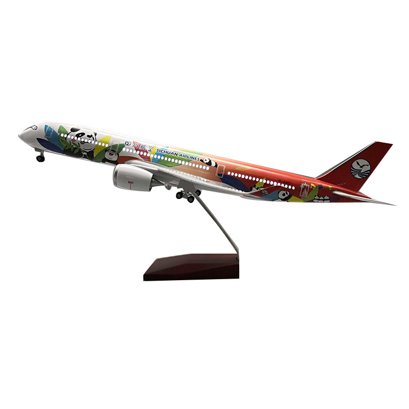 Model lietadla Airbus A350 Sichuan Panda 47cm