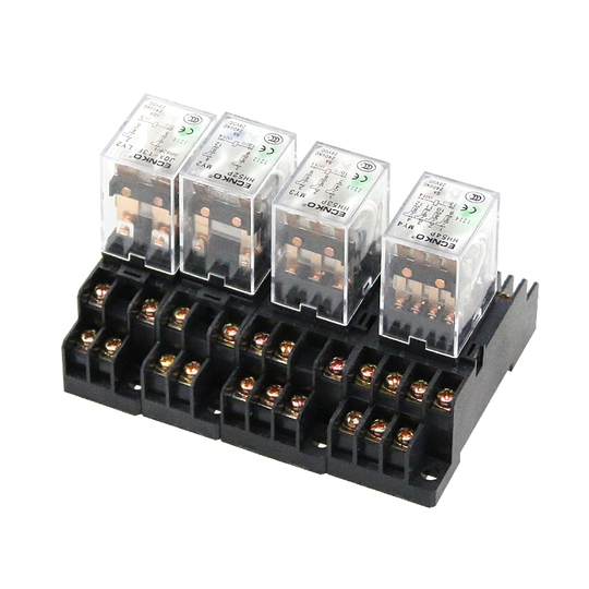 Relais électromagnétique Hh64p 14 broches - AC220/DC24/12V - 4H/4C