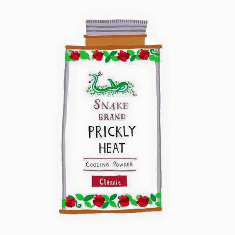 Sacred Music Prickly Heat Powder - Thailand Shengle Snake Powder for ...