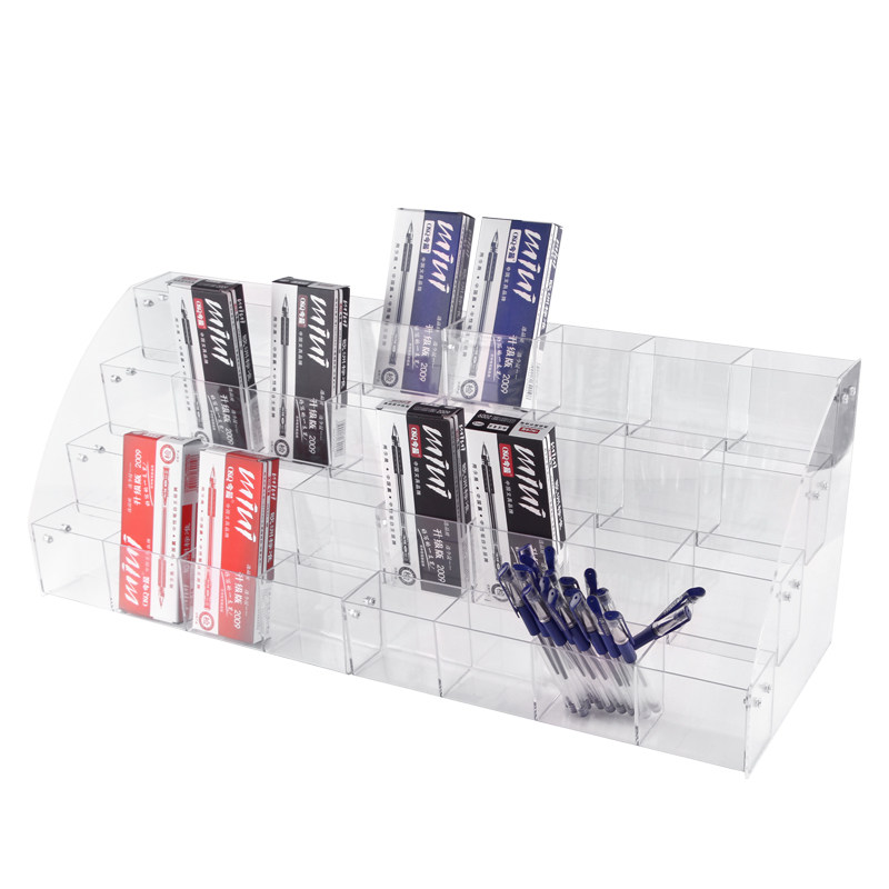Supermarket Acrylic Pen Display Stand Stationery Store - Ballpoint Pen ...
