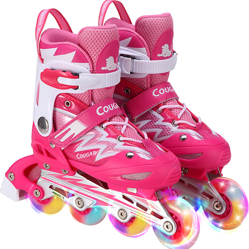 Cougar Skates Children's Full Flash Inline Skates Roller Skates Set for ...