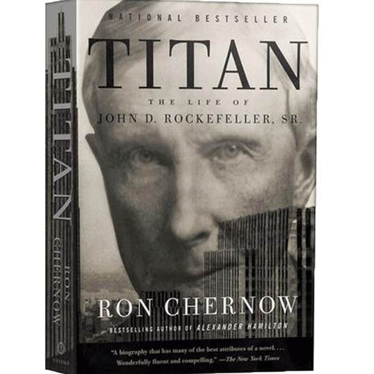 Spot Business Giant Rockefeller Biography English Original Titan: The ...