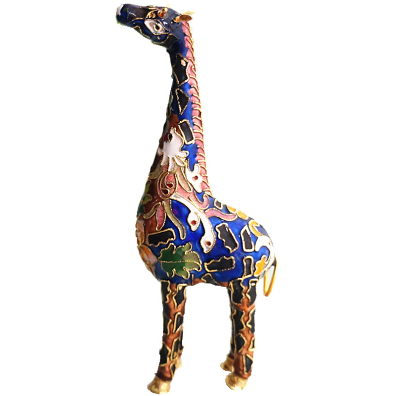 Cloisonne Animal Ornaments - Vintage Copper Enamel Horse, Cow, Camel ...