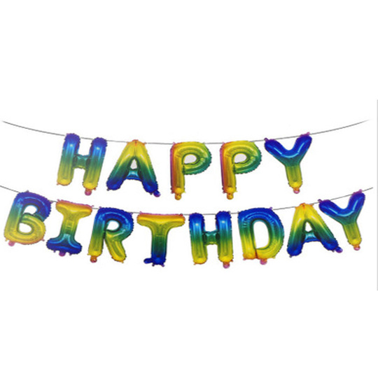 Ensemble de Ballons Joyeux Anniversaire - Version Américaine - Ballons ...
