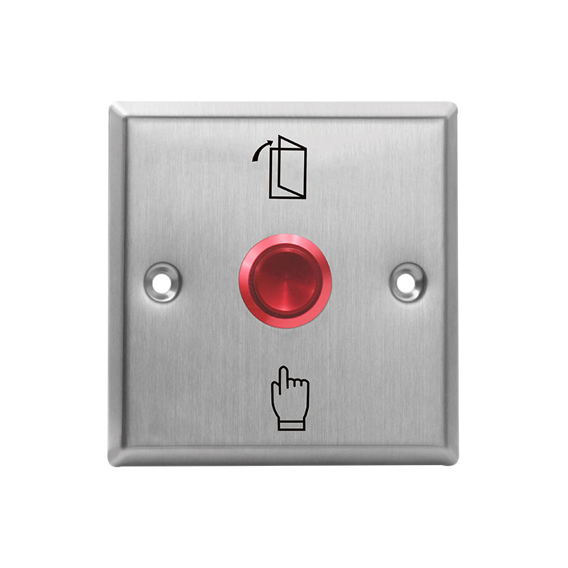 Stainless Steel Access Control Switch Concealed Metal Exit Button for ...
