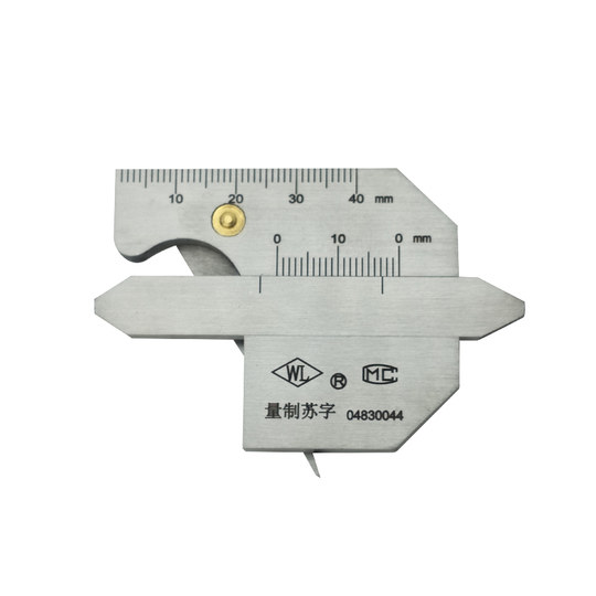 Welding Inspection Ruler HJC40B - Weld Inspection Ruler for Corner Weld Measurement Gauge