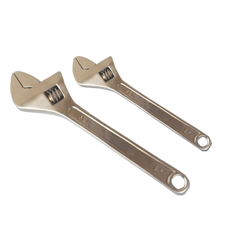 Panfang Explosion-Proof Copper Adjustable Wrench - 6, 8, 10, 12, 15, 18, 24