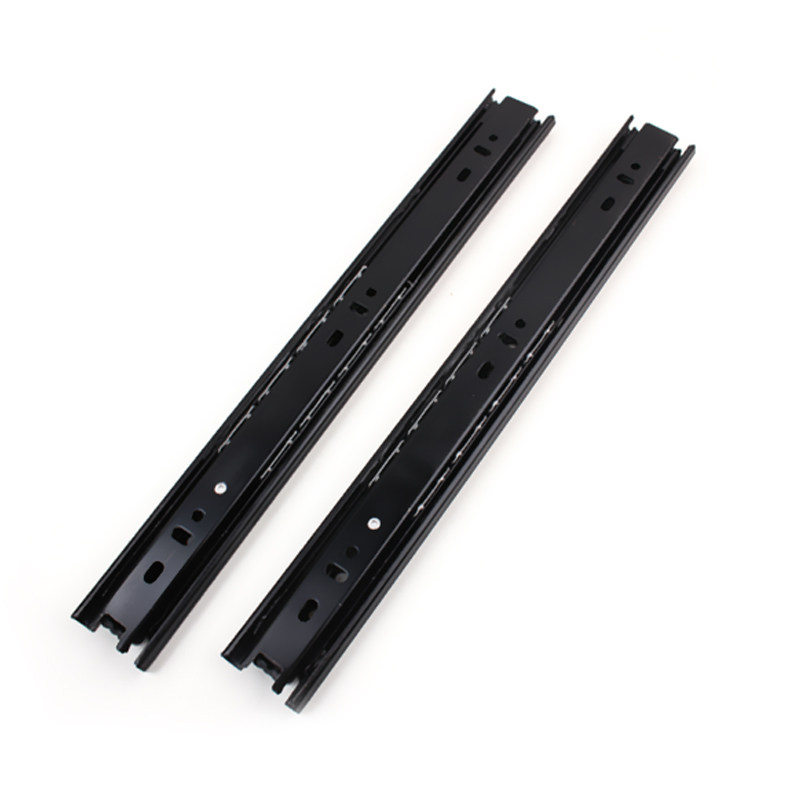 Three-Section Computer Desk Keyboard Rail - Silent Ball Slide Rail with ...