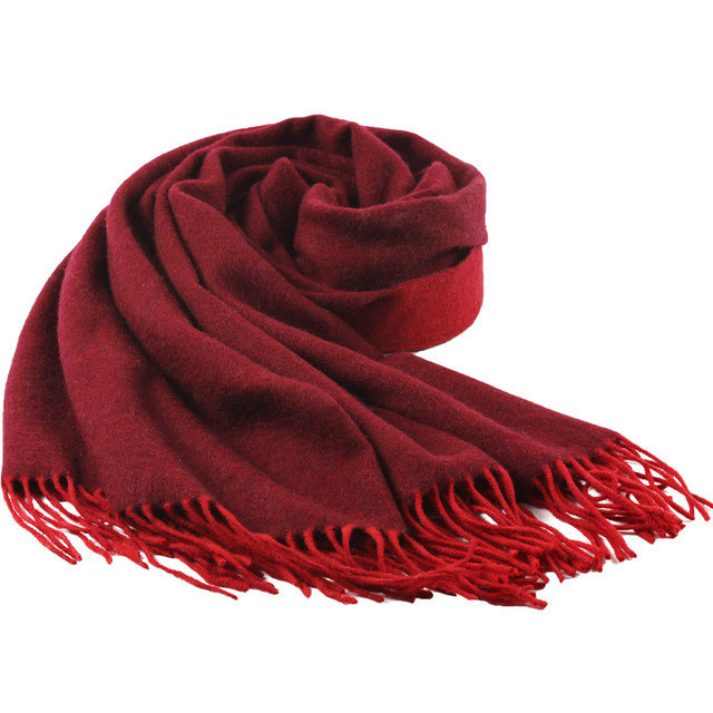 2024 Autumn and Winter Shanghai Story Chinese Red Cashmere Wool Scarf ...