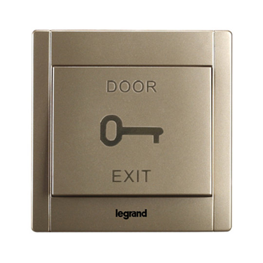 TCL Legrand Champagne Gold Exit Switch Self-Resetting Access Control Switch