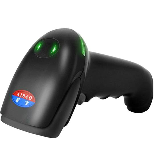 Aibo Scanner Gun - Wireless Barcode QR Code Alipay Wechat Supermarket ...
