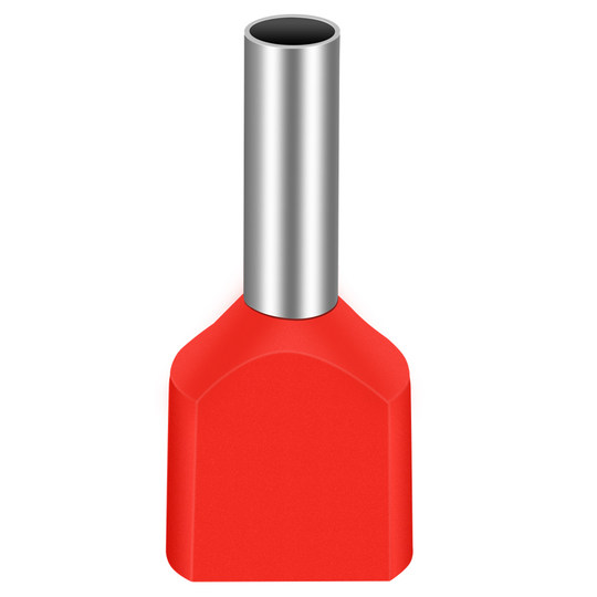 Double-Wire Tube Type Cold-Pressed Terminal Line Crimping Connector ...