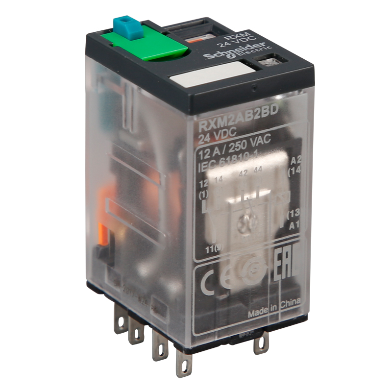 Schneider relay 24v middle rxm2lb2bd/4ab small 8pin 220v coil p7 relay 220 ac