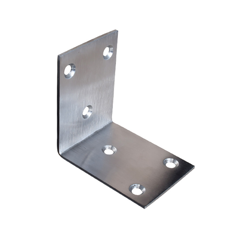 Équerre d'angle en acier inoxydable en forme de L - 48x85mm