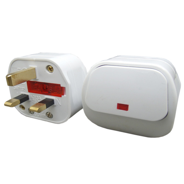 British standard power supply with switch fuse 13a british plug