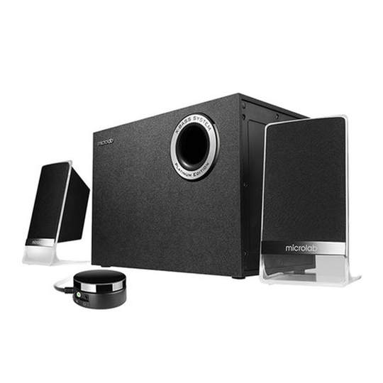 Microlab m-200 platinum edition 2.1 subwoofer reproduktor stolního ...