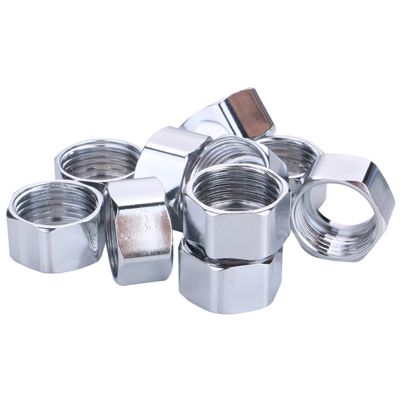 Lingxuan Stainless Steel Corrugated Pipe Nuts - Copper, 1 & 1.2 Sizes