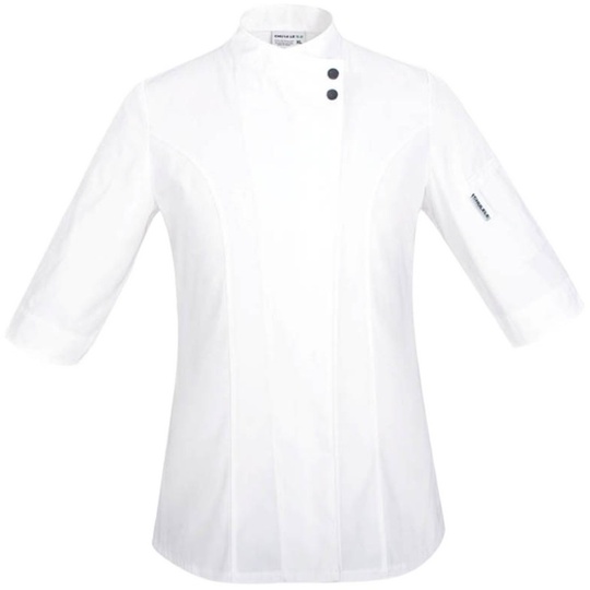 Chef Lele Damen Kochuniform Langarm Küchen Arbeitsbluse