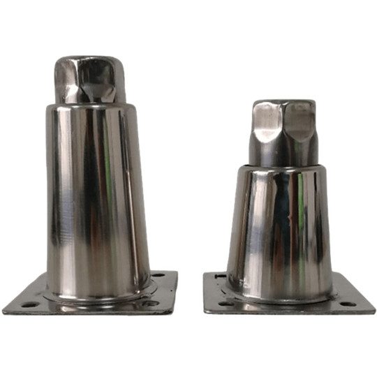 6 Inch Square Adjustable Feet for Commercial Refrigerators & Workbenches