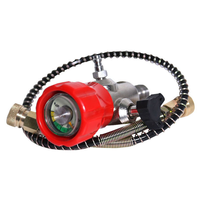 Carbon Fiber Gas Cylinder with Integrated Meter Valve and Bottle Head ...