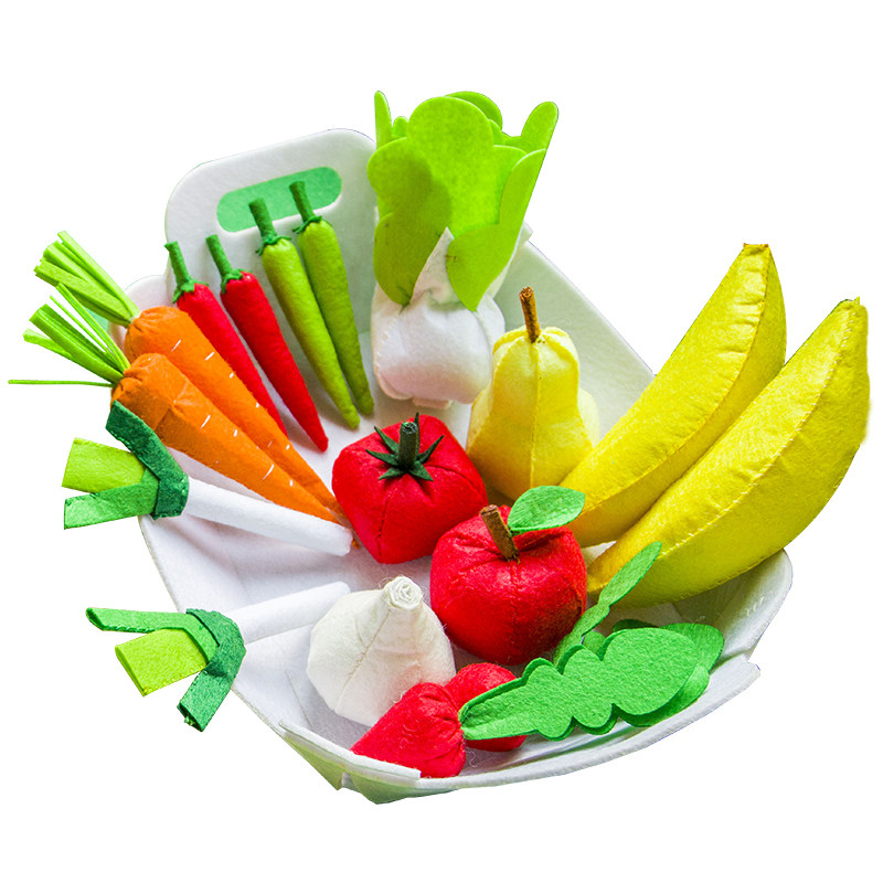 Handmade DIY Simulated Food Toy Set | Gourmet Fruit & Vegetable Playhouse