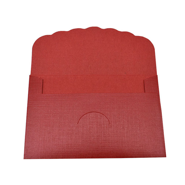 Solid color wordless red envelope bag small mini Korean soft paper ...