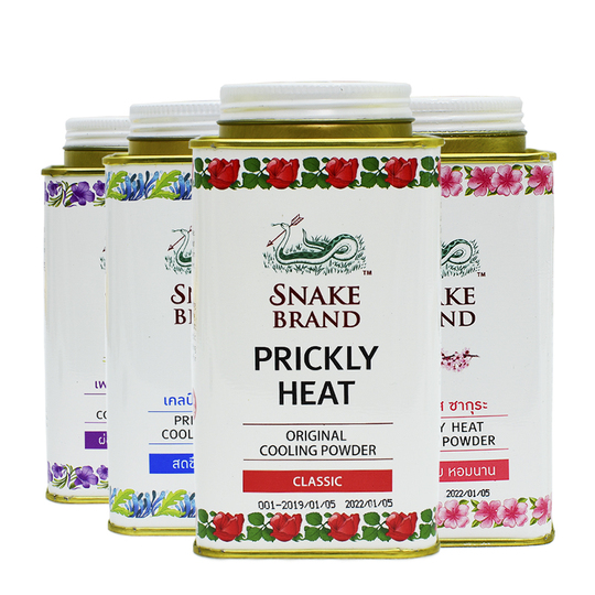 Sacred Music Thai Snake Powder - 140g Talc - Prickly Heat Relief