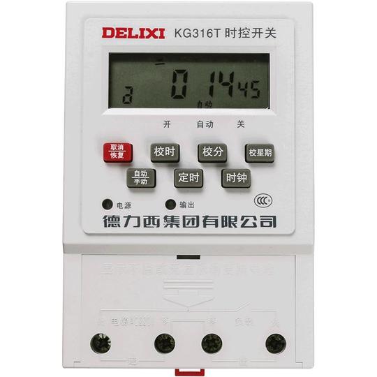 Delixi Timer Controller for Power Off with Space-Time Relay Switch at 220V