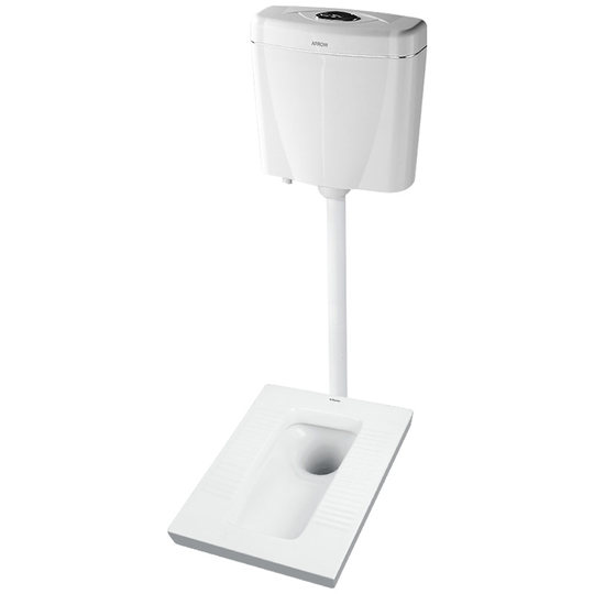Wrigley Bathroom Infrared Sensor Flush Squat Toilet - AC/DC Automatic ...
