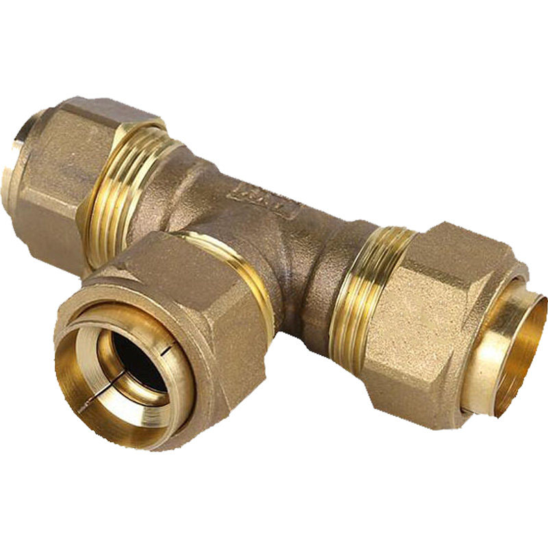 Jinghua Gas Pipe Tee - 4/5/6 Minute Brass Quick Connectors