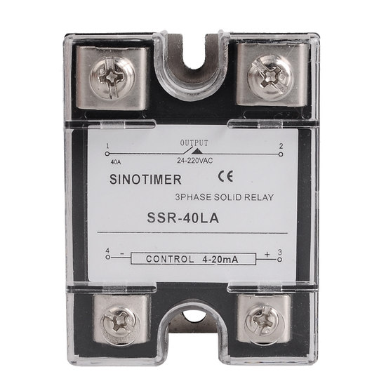 4-20mA Intelligent Solid State Voltage Regulator SSR-40LA Solid State Relay 220V Current Voltage ...