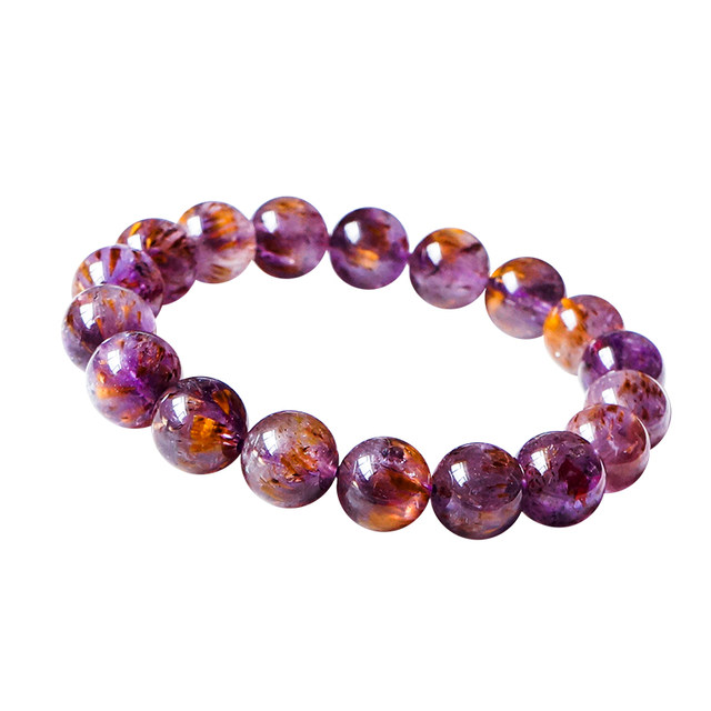 PLSTONE natural jewelry grade Brazilian old mine purple titanium wafer ...