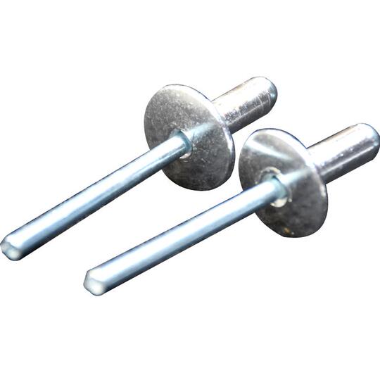 Rivets en aluminium à tête large - 4mm & 5mm - Tl