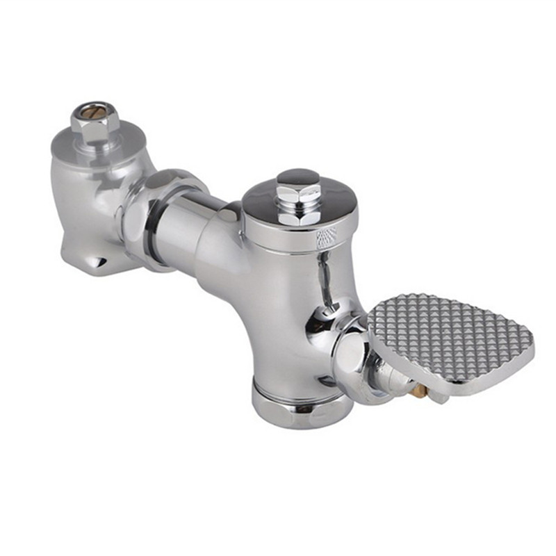 Daily New & Refined Horizontal Foot Pedal Stool Flush Valve