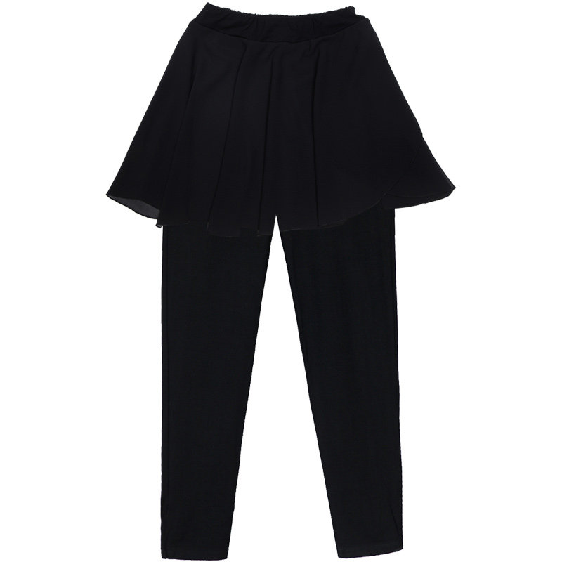 Chiba Cat Women's Dance Pants - Modal Nine-Point Gauze Skirt